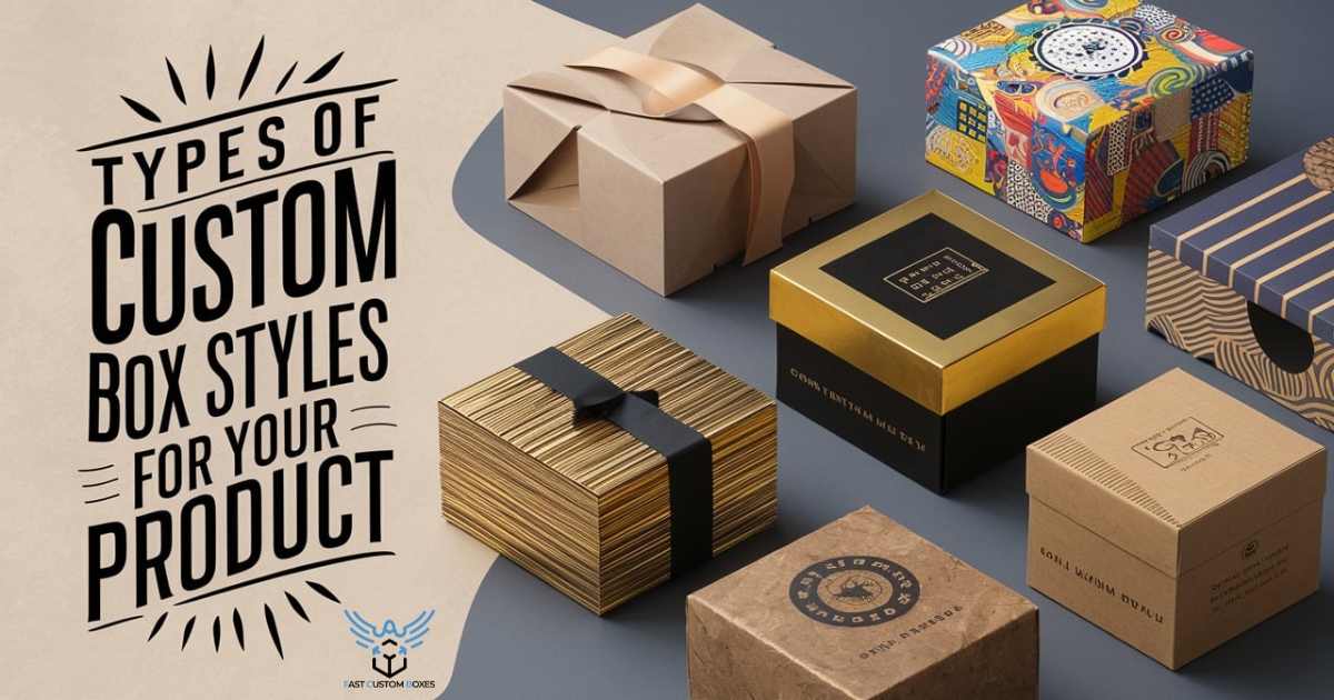 Types Of Custom Box Styles For Your Products In The USA