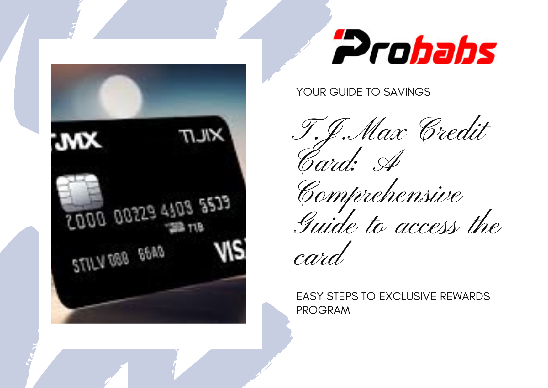 T.J.Max Credit Card: A Comprehensive Guide To Access The Card